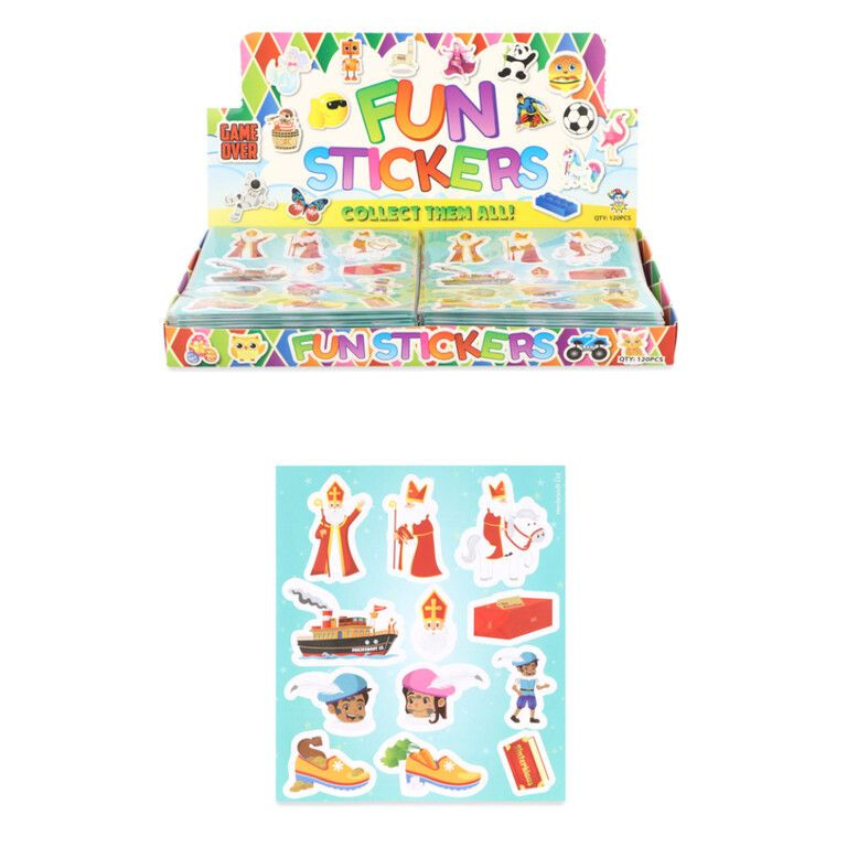 FUN STICKERS Sinterklaas (120 st.) – Voordelig & Direct uit Voorraad ...