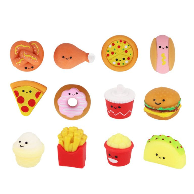 Groothandel Squishy Fast Food Figuren in Display (60 st.) | Snel Omzet ...