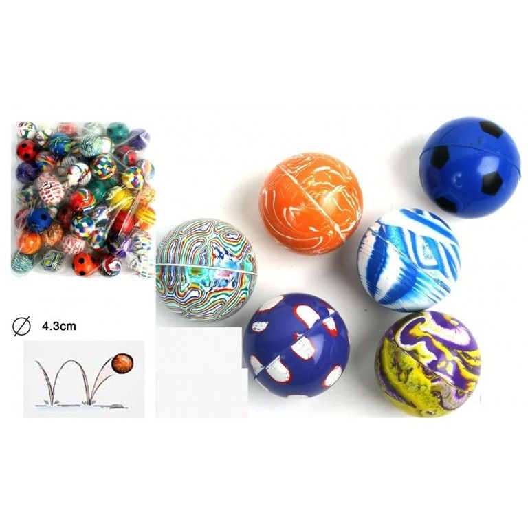 MEGA BIG SPRINGBALLEN (Ø4.3cm) Groothandel | Voordelig Speelgoed voor ...