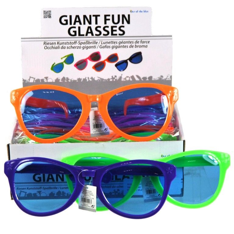 MEGA GROTE FUN BRILLEN (12st.)