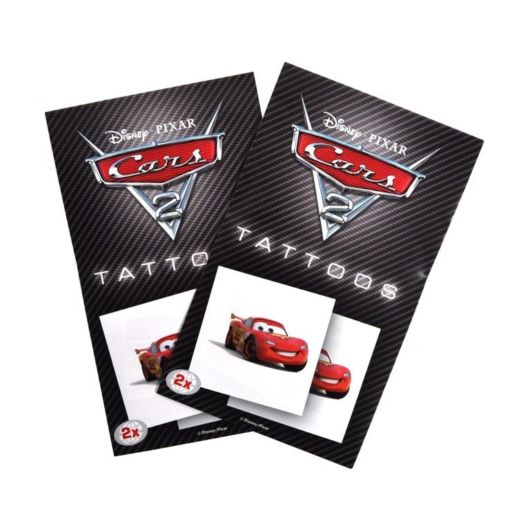 DISNEY CARS 2 TATTOO STICKERS (50st.)