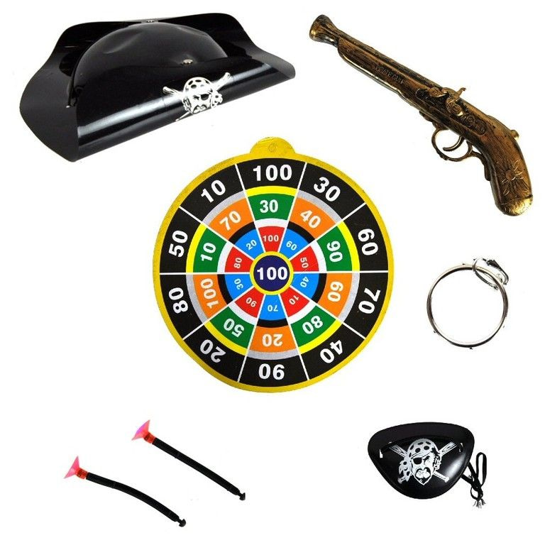 PIRATEN SET - PIRATES TARGET (6st.)
