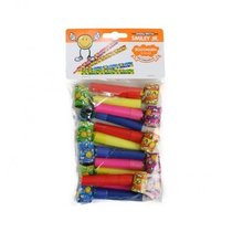 12 STUKS SMILEY ROLTONG TOETERS (12SETS.)
